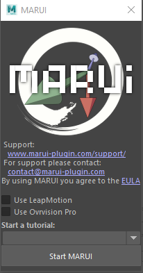 Documentation: Installing, Activating, and Starting MARUI – MARUI-PlugIn