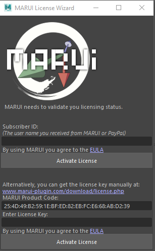 Documentation: Installing, Activating, and Starting MARUI – MARUI-PlugIn