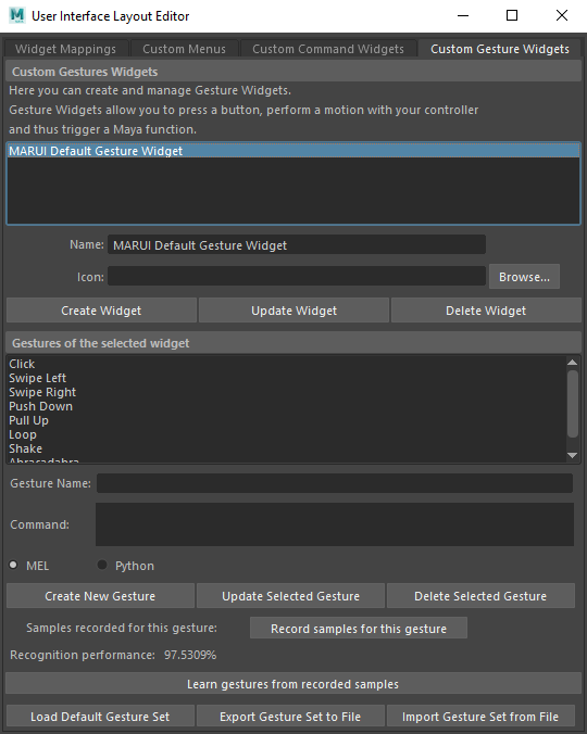 Documentation: User Interface Customization | MARUI-PlugIn